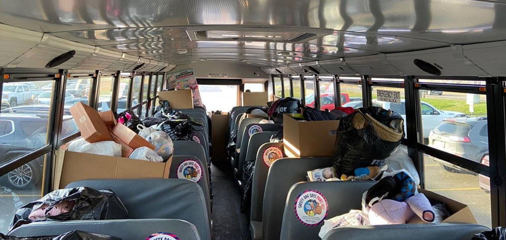 Radio First Port Huron Stuffs the Bus for Kids in Distress - Michigan ...