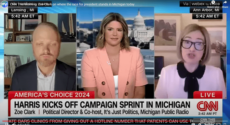 Michigan Public's Zoe Clark Talks Michigan's Battleground State Status ...
