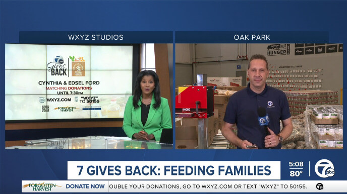 WXYZ-TV Viewers Provide 408,000 Meals for Food Rescue Organization ...